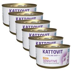 Kattovit Sensitive konzerva piletina 6 x 85 g | ABC-ZOO